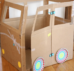 Crafting a Cardboard Box Car: DIY Guide + 10 Amazing Ideas - Mothers ...