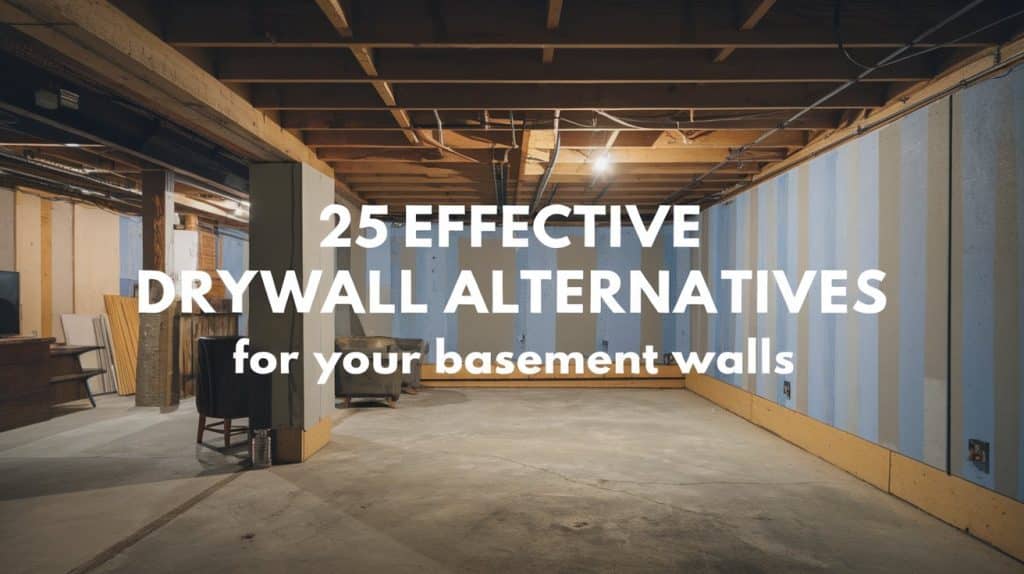 25 Effective Drywall Alternatives for Your Basement Walls - Mothers Always Right