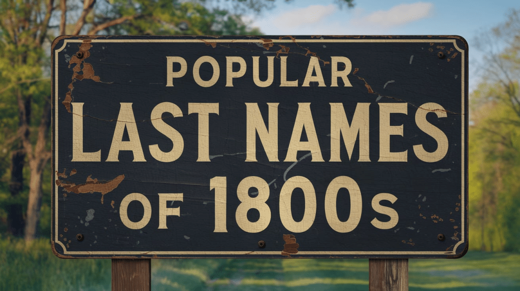 237 Last Names from The 1800s With Meanings - Mothers Always Right