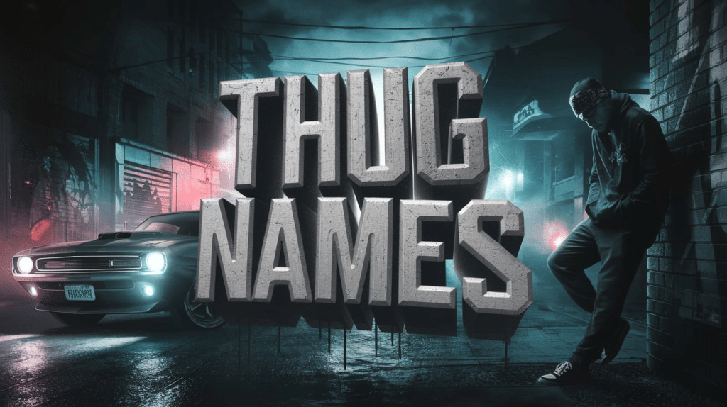 349 Thug Names That Make a Statement - Mothers Always Right