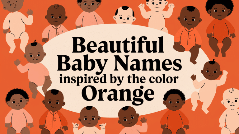 101 Beautiful Baby Names Inspired by the Color Orange - Mothers Always ...