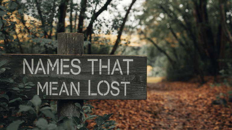 203 Names That Mean Lost: Powerful And Unique - Mothers Always Right