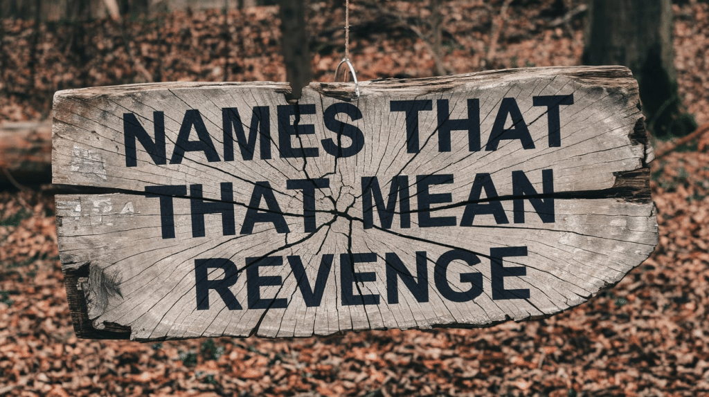 199 Powerful Names That Mean Revenge - Mothers Always Right