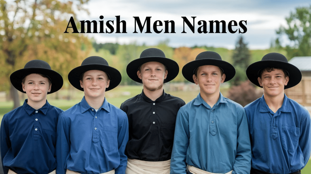 203 Timeless Amish Male Names For Modern Families - Mothers Always Right