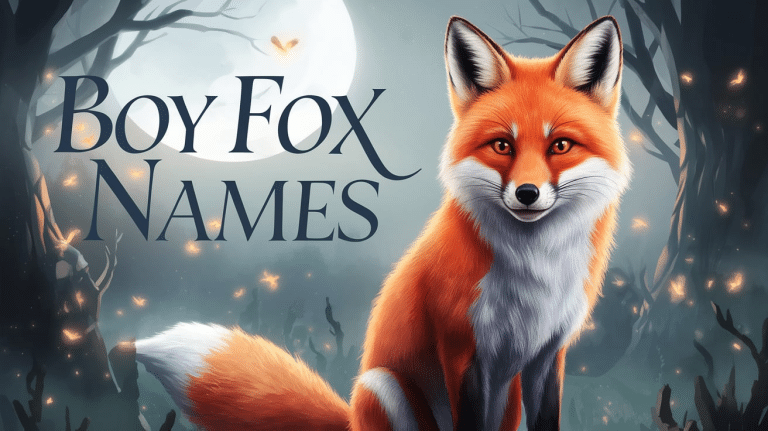 321 Popular Boy Fox Names and Their Meanings - Mothers Always Right