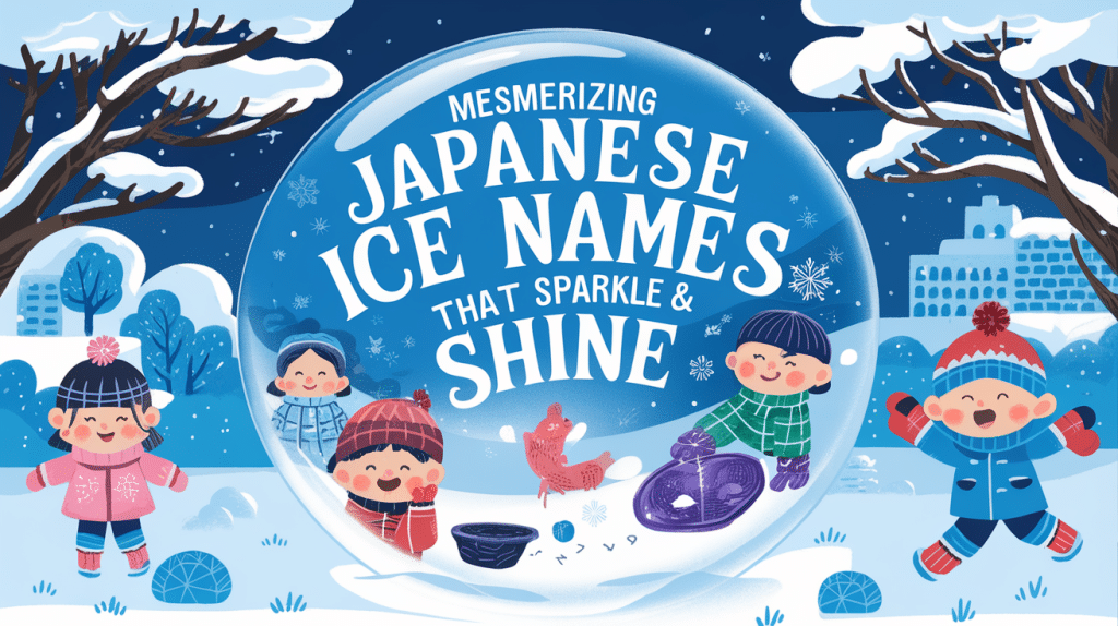 283 Mesmerizing Japanese Ice Names That Sparkle & Shine - Mothers ...