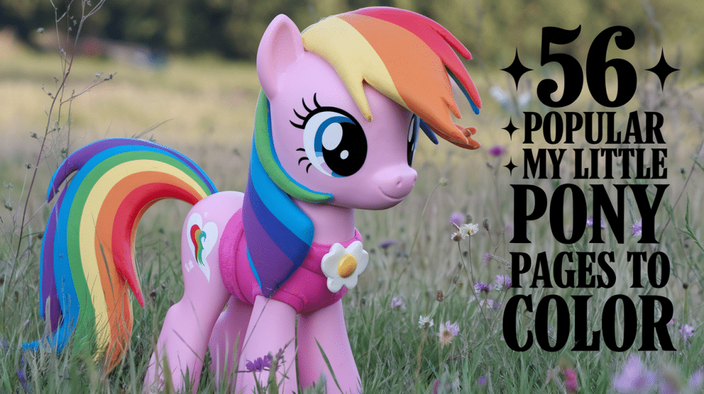 56 Popular My Little Pony pages to Color - Mothers Always Right