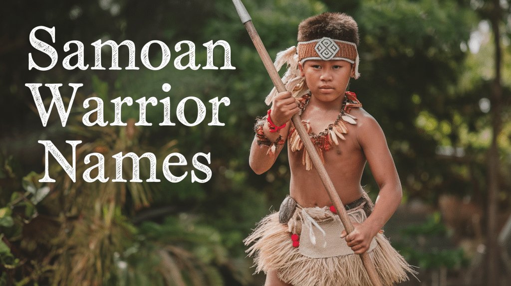 199 Powerful Samoan Warrior Names and Their Meanings - Mothers Always Right