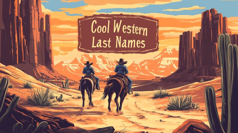 573 Stylish And Cool Western Last Names You’ll Love - Mothers Always Right