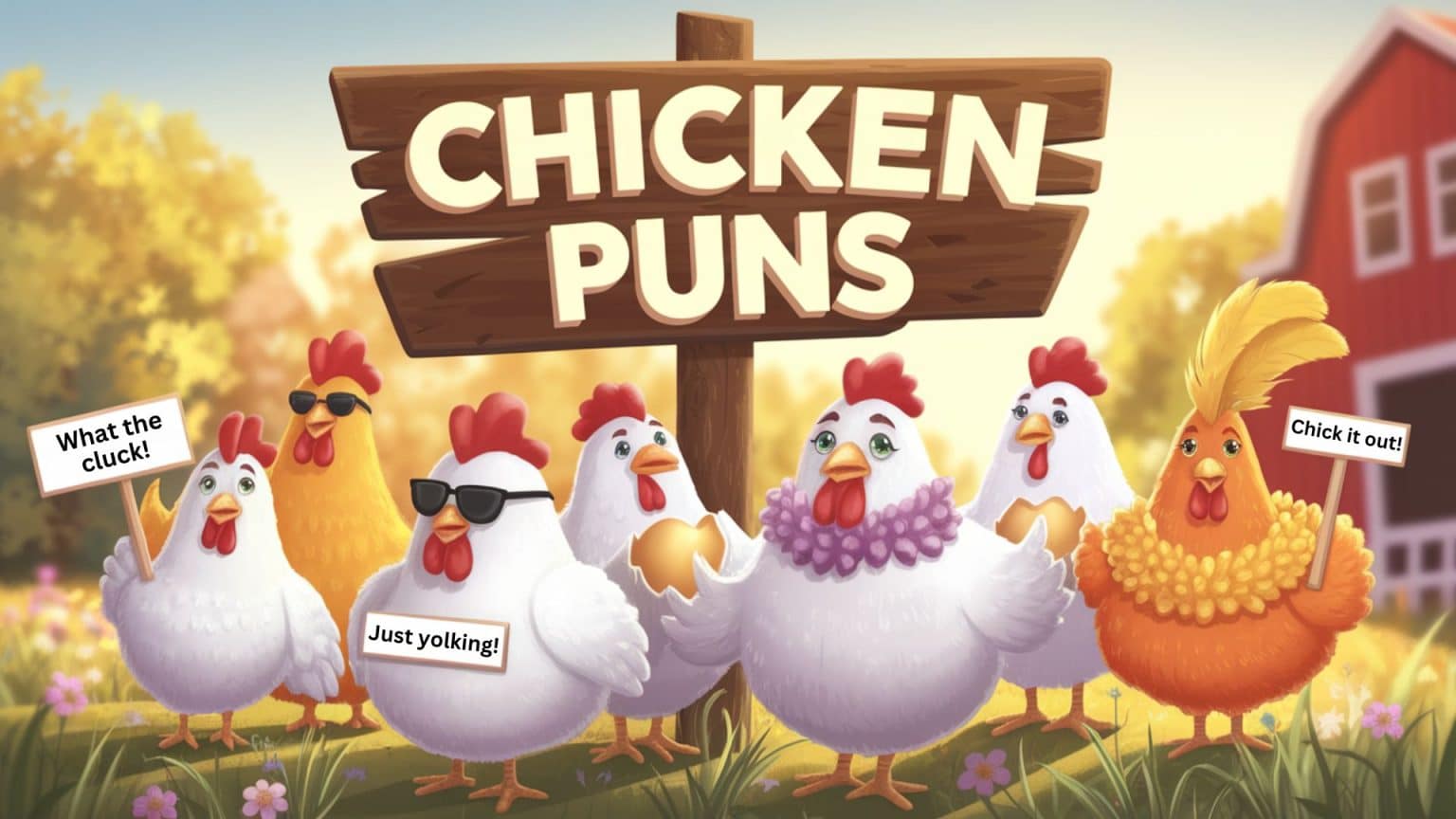 463 Hilarious Chicken Puns That’ll Crack You Up - Mothers Always Right