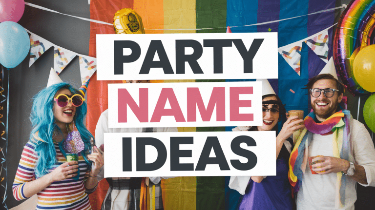 487 Unique and Cool Party Name Ideas for Every Occasion - Mothers ...