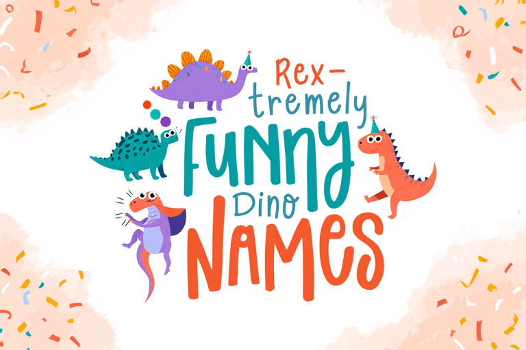 541 Giggle-saurus: Prehistorically Punny Dino Names - Mothers Always Right
