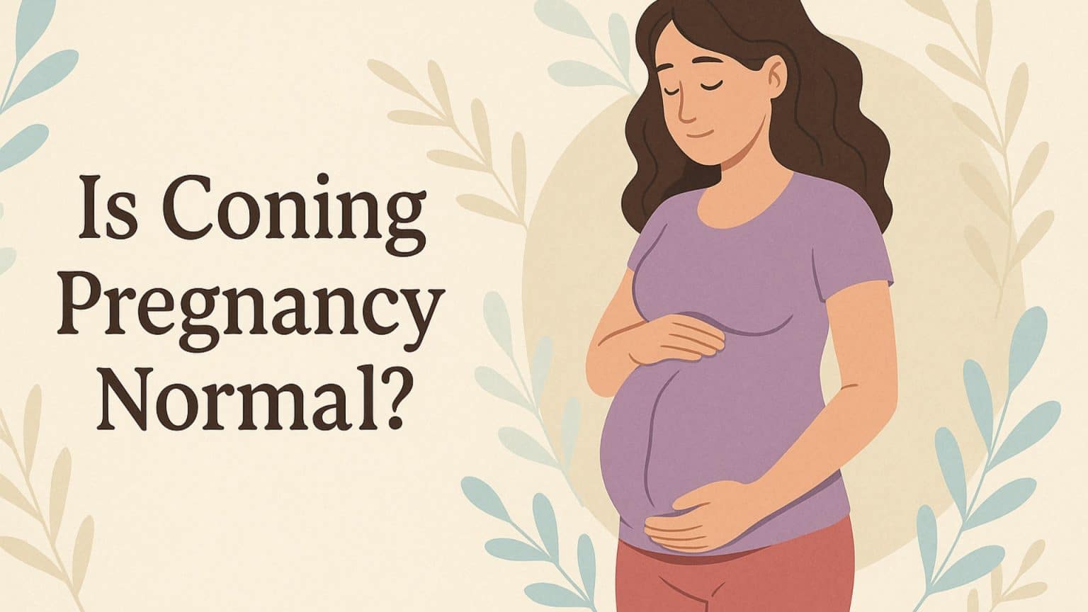 Pregnancy Coning: Why Your Belly Forms that Ridge? - Mothers Always Right