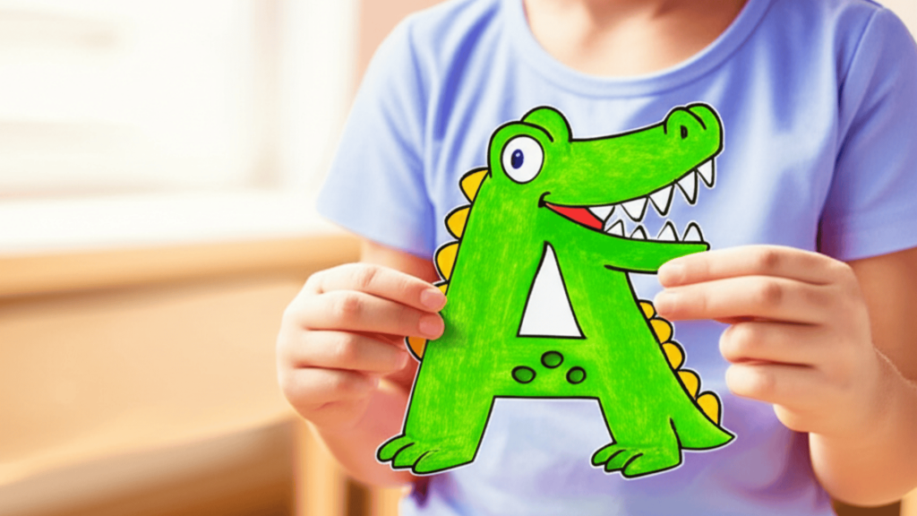 Letter A Craft Template Ideas for Fun Learning Time - Mothers Always Right