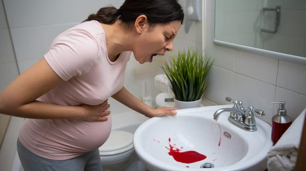 Vomiting Blood? When to Worry in Pregnancy - Mothers Always Right