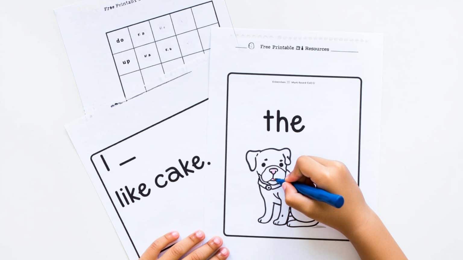 Sight Words for 3 Year Olds + Free Activities PDF - Mothers Always Right