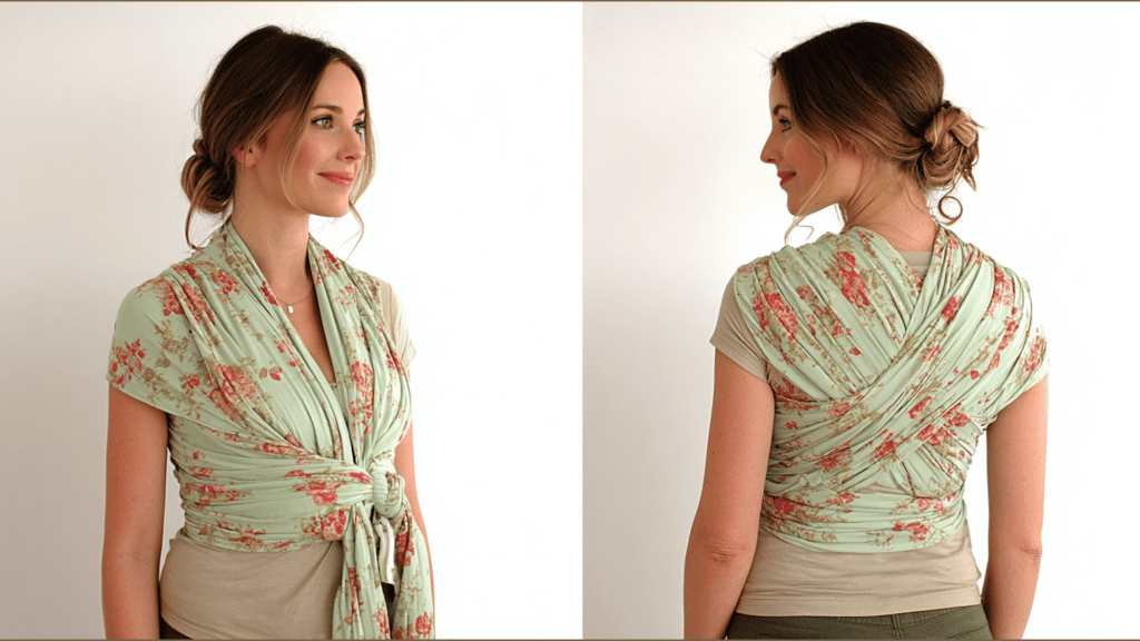 How to Tie a Baby Wrap the Right Way: A Complete Guide - Mothers Always ...