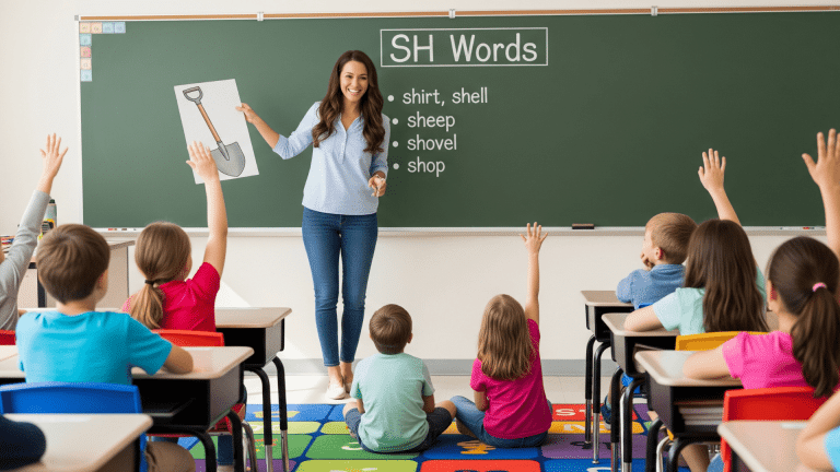 240 Silly, Smart, and Surprising ‘Sh’ Words! - Mothers Always Right