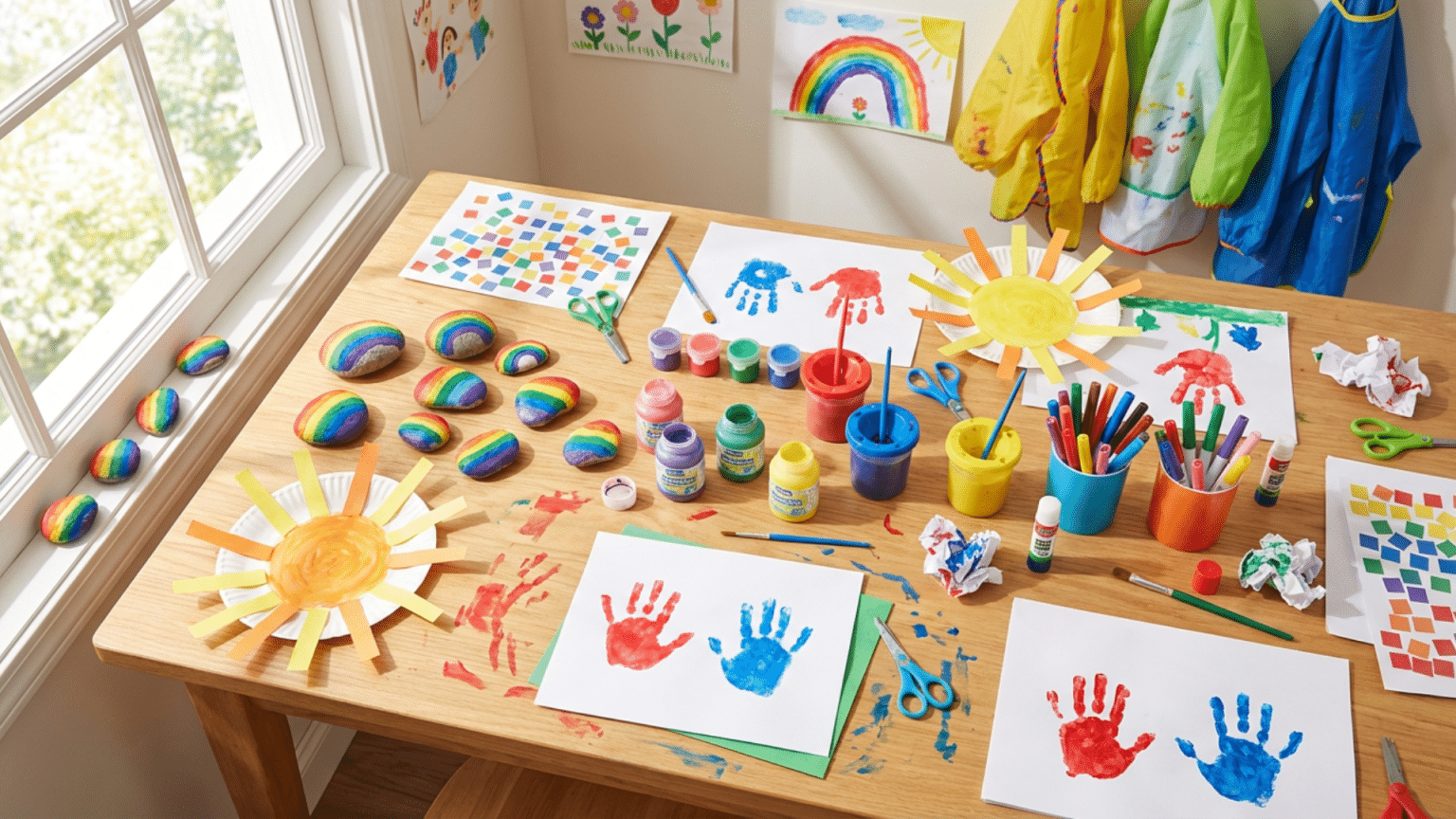 25 Easy Art Projects for Kids to Try at Home - Mothers Always Right