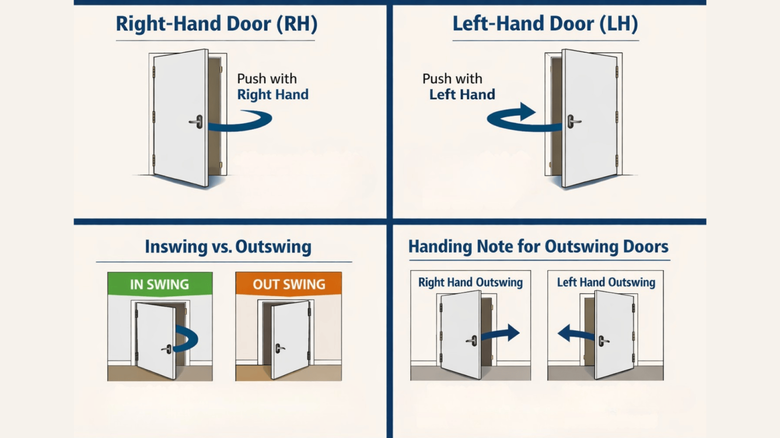 How to Determine Door Swing for Any Door Easily - Mothers Always Right