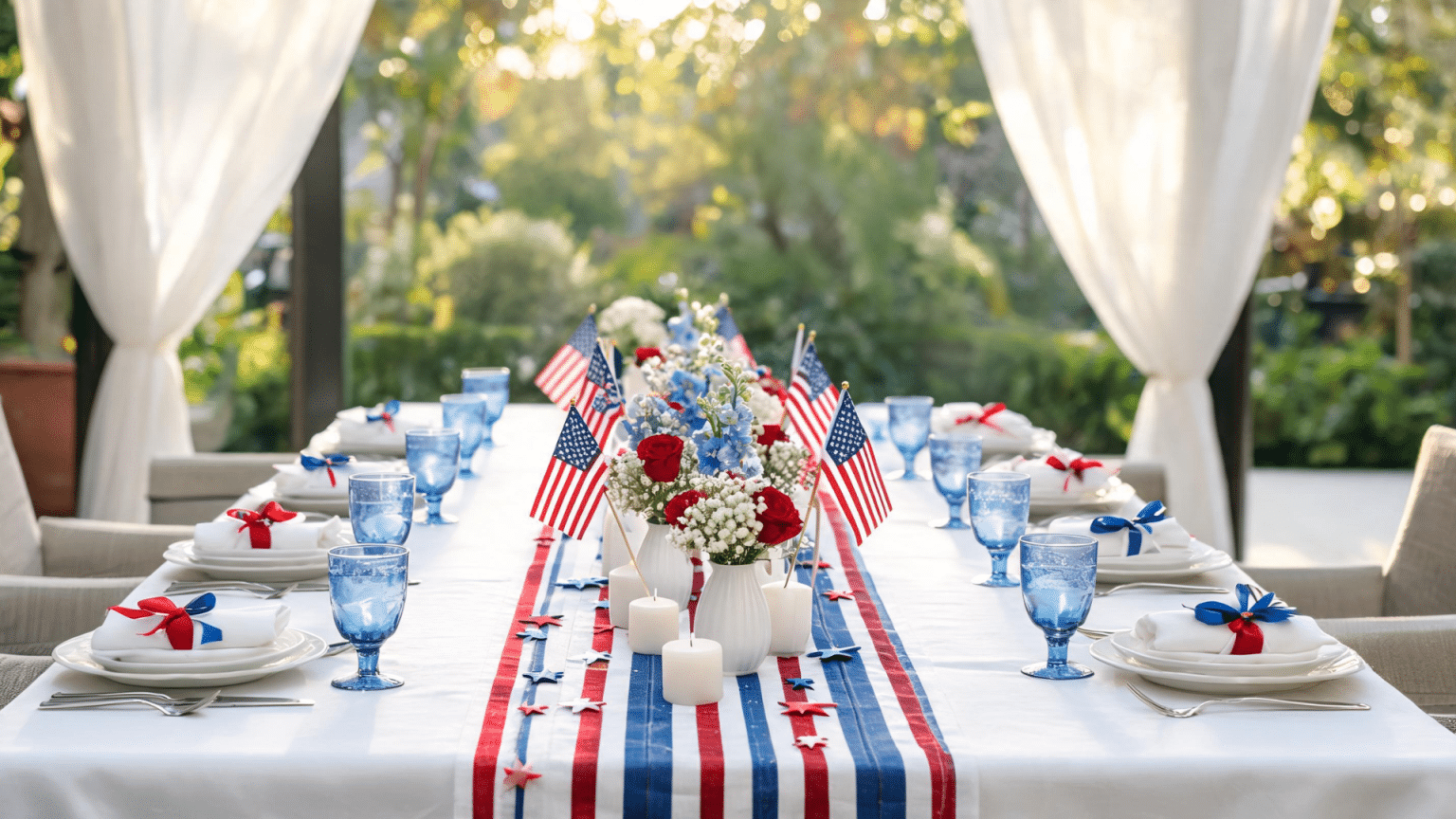 21 Easy Memorial Day Table Decor Ideas